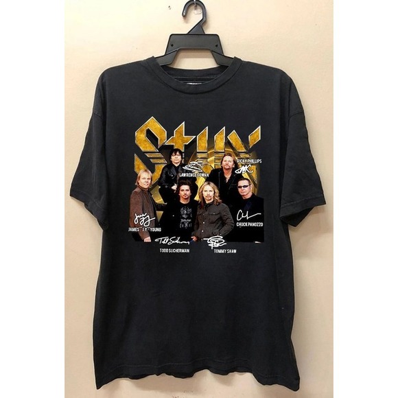 Lignu | Tops | Styx Tour 223 Shirt Styx Rock Band Shirt | Poshmark
